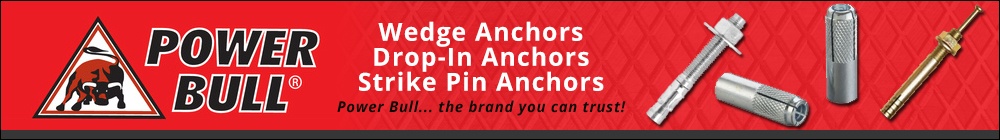PowerBull Anchors - Wedge Anchors & Drop-in Anchors